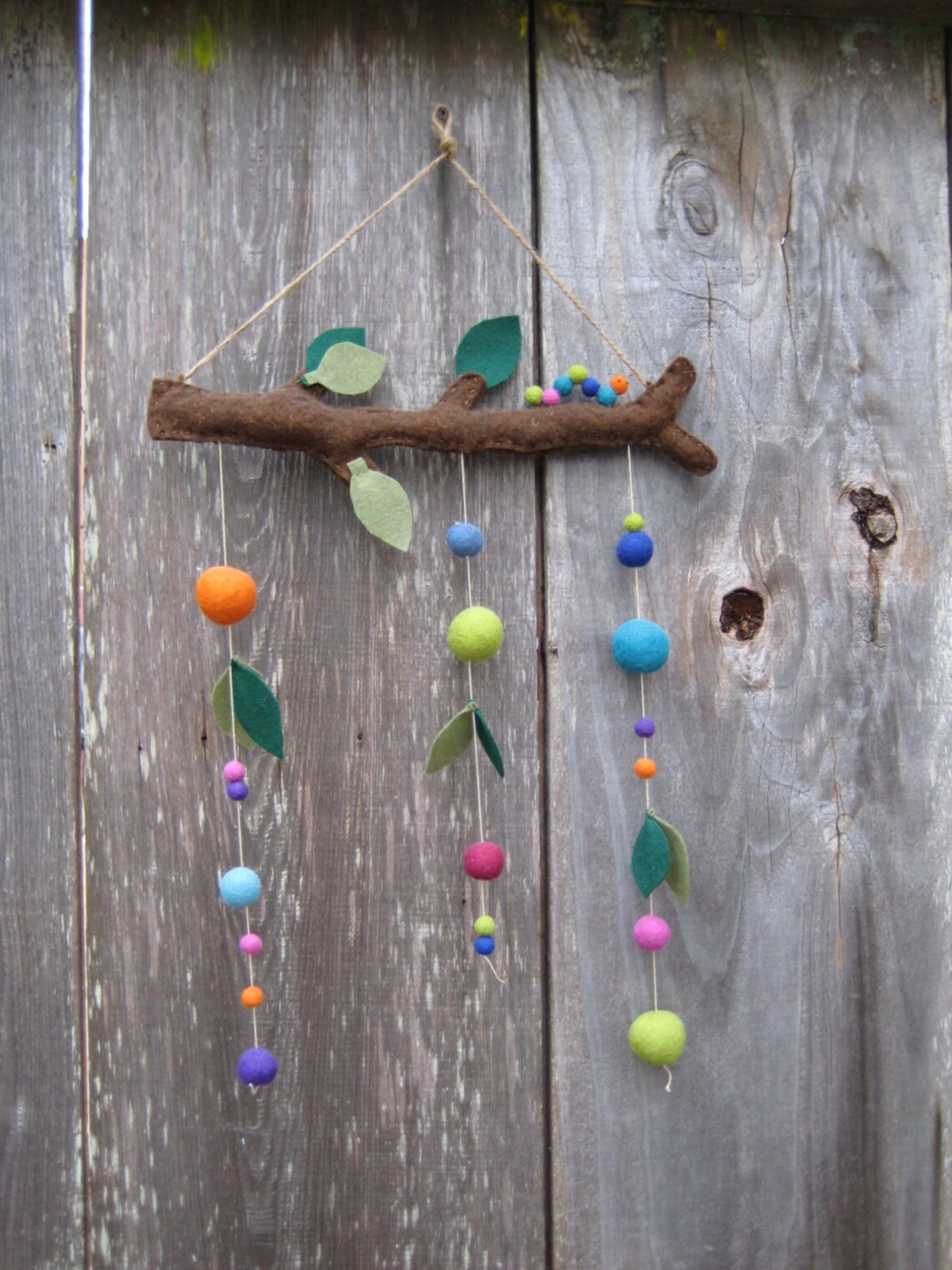 Woodland Branch Felt Mobile | Etsy