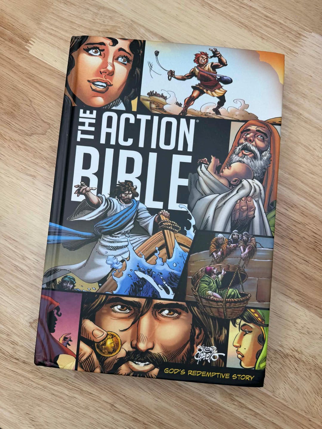 The Action Bible: Illustrated Comic Book Style Stories - Etsy
