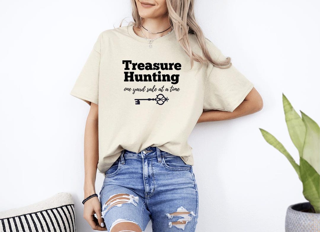 Vintage Treasure Hunt Skeleton Key Graphic T-shirt - Etsy