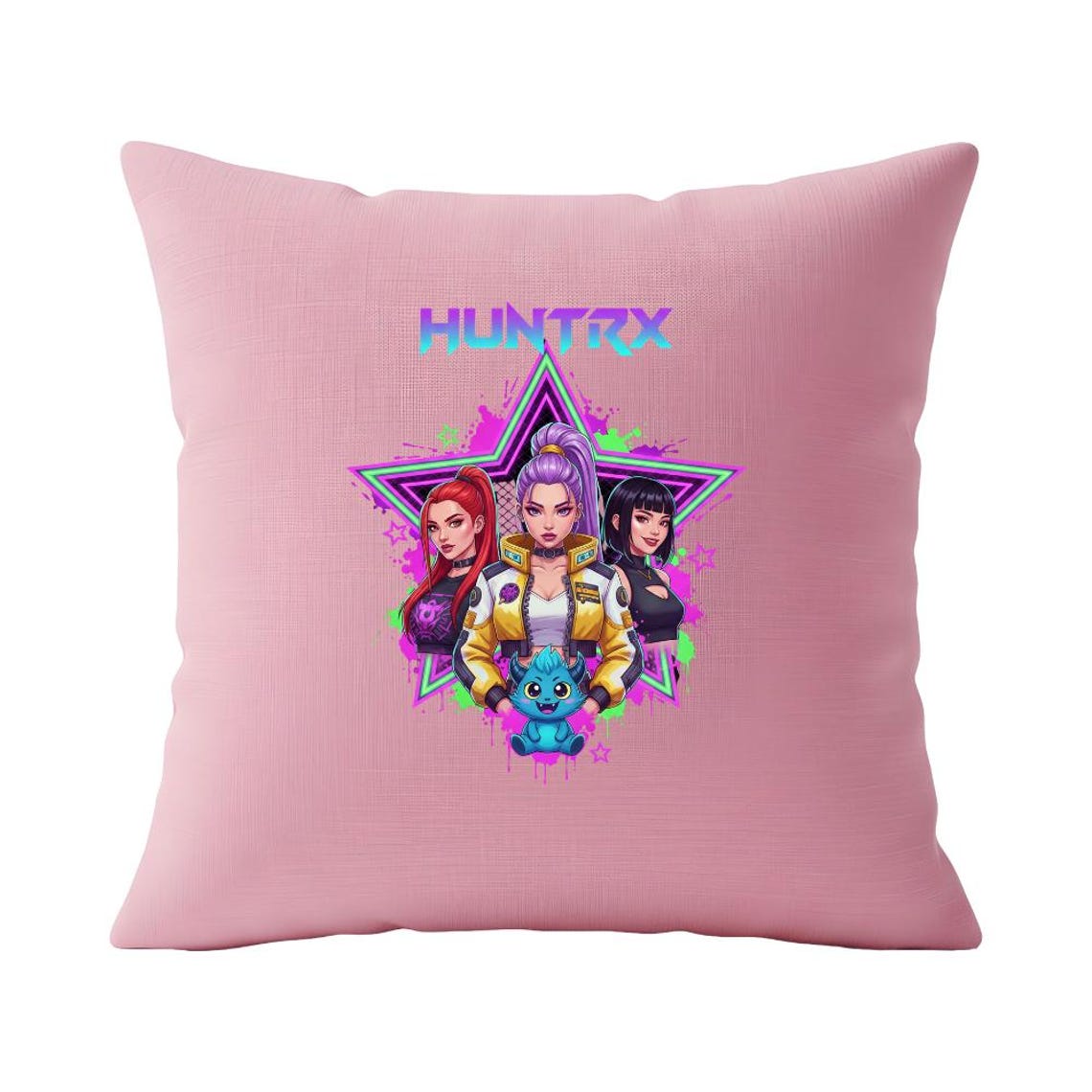 Kpop Demon Hunters PNG | Huntrix Kpop Idol Group Design, Demon Hunter ...