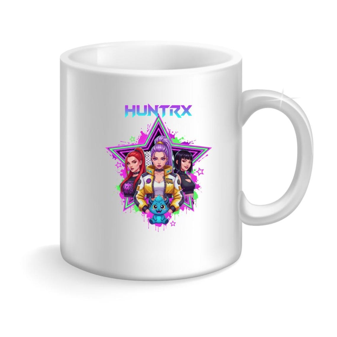 Kpop Demon Hunters PNG | Huntrix Kpop Idol Group Design, Demon Hunter ...