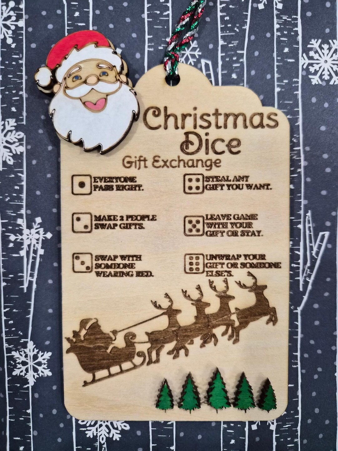 Christmas Present Swap Game W/dice and Bag. Includes Everything - Etsy