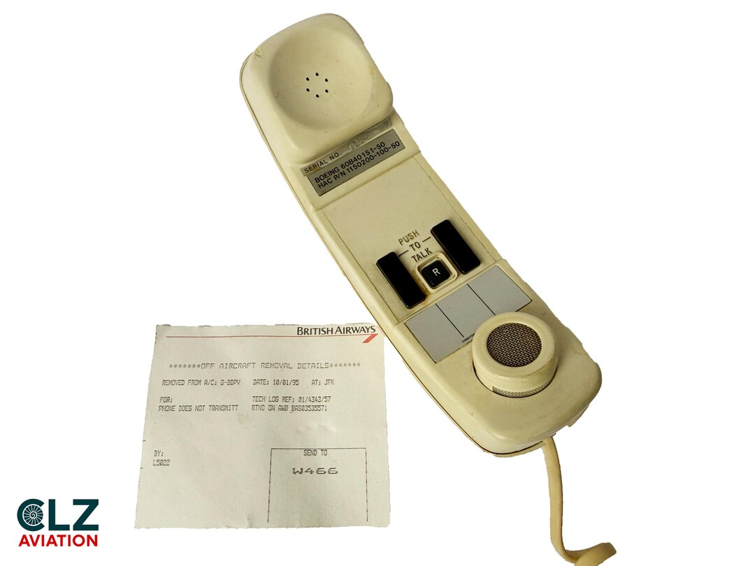 British Airways Boeing 747-100 G-BDPV Aircraft Cabin Interphone - Etsy