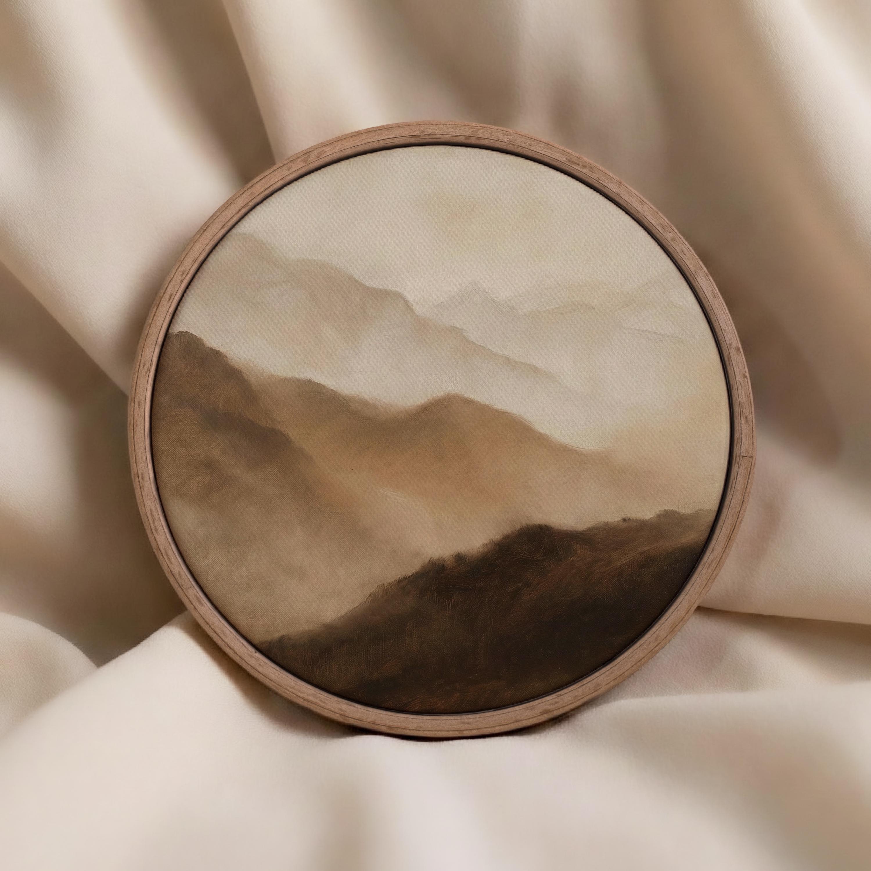 Neutral Landscape Wall Art, Misty Mountains Decor,Rustic Modern Farmhouse Neutral Landscape Wall Art, Misty Mountains Decor,Rustic Modern Farmhouse