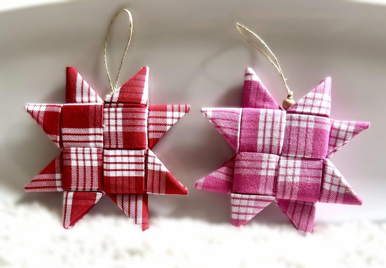 Hawaiian Palaka Star Ornament – Handmade Island Christmas Decoration - Etsy