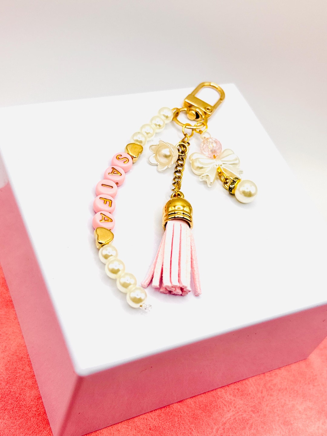 Personalized Name Keychain for Kids | Custom Keychain for Girls | Cute ...