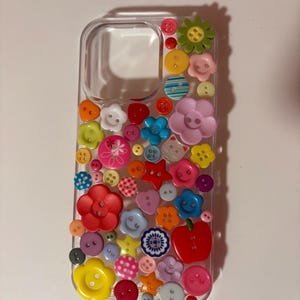 Custom Button Phone Case - Etsy