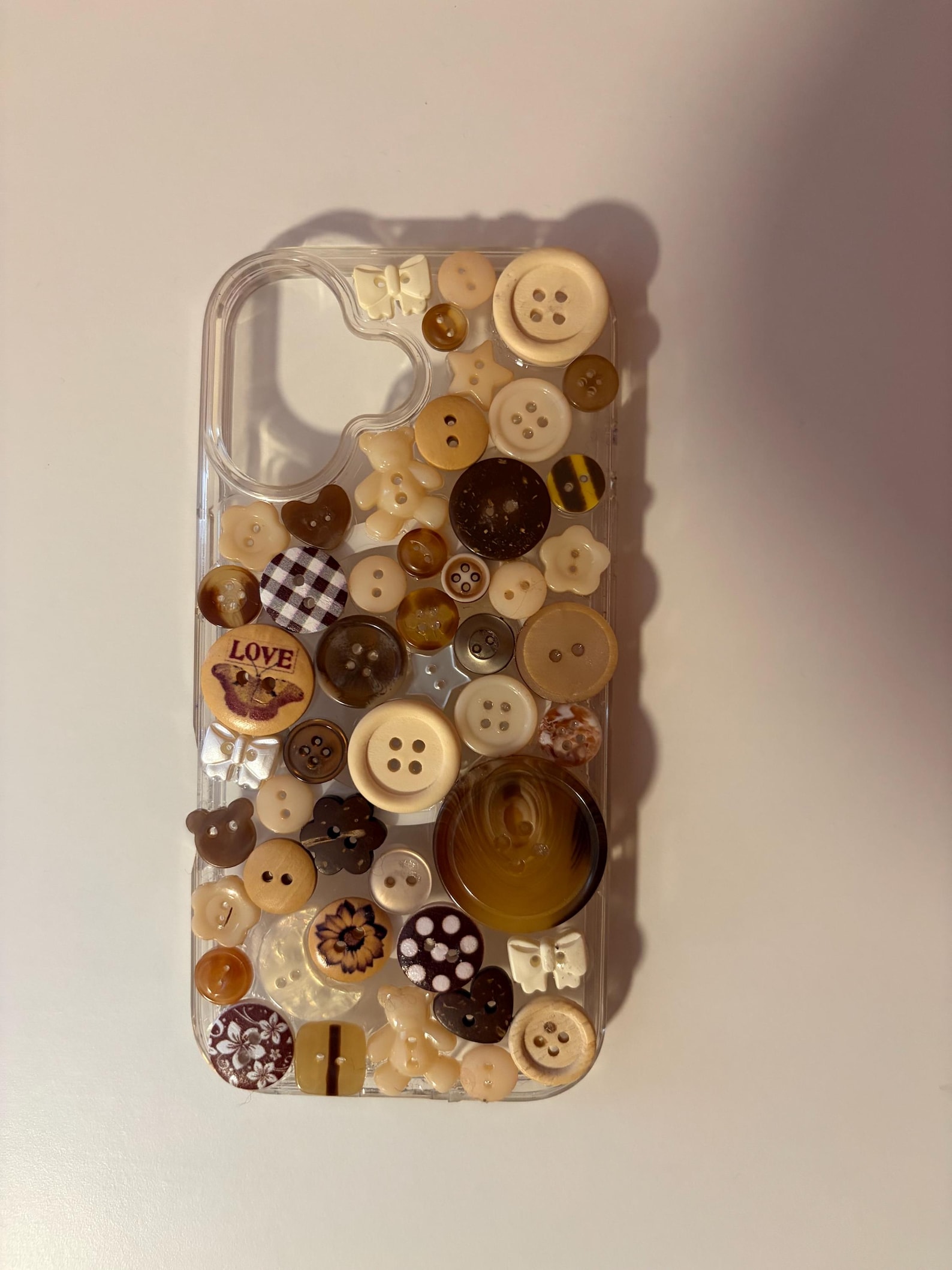 Custom Button Phone Case - Etsy