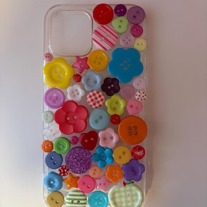Custom Button Phone Case - Etsy