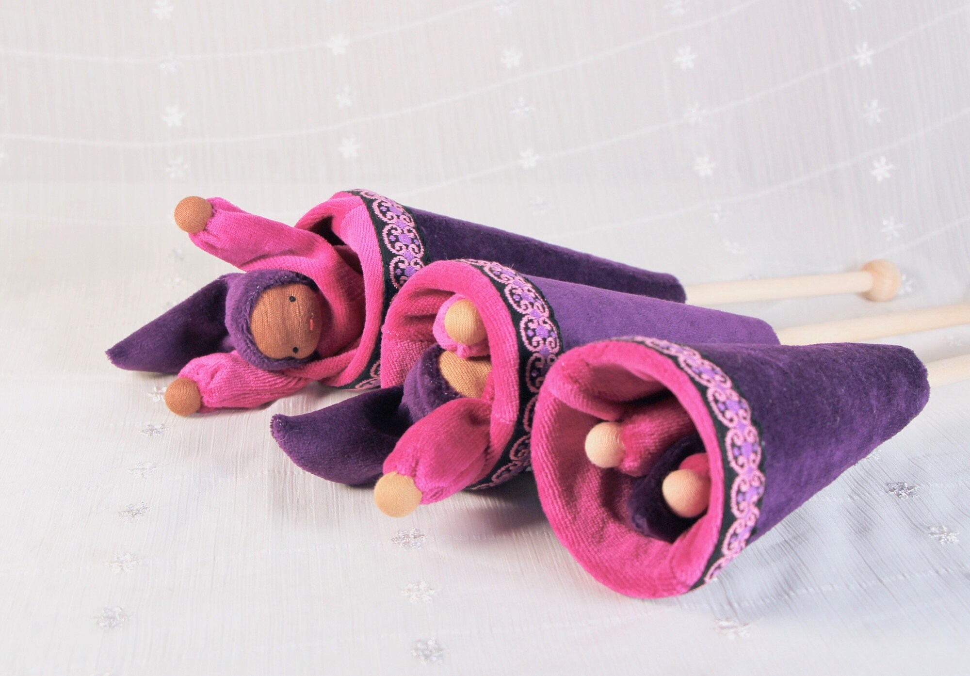 Cone Puppet // Popup Puppet // Handmade Puppet // Peekaboo | Etsy