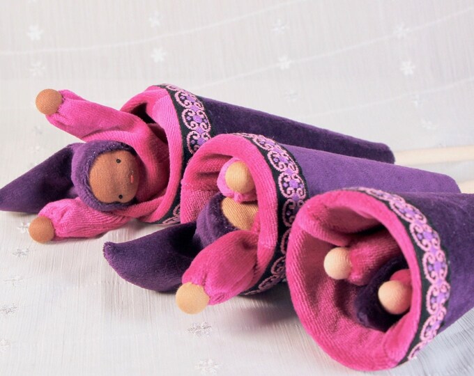 Cone Puppet // Popup Puppet // Handmade Puppet // Peekaboo Puppet ...