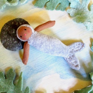 Selkie Doll // Waldorf Toy // Pocket Doll // Handmade // Fairytale Toy ...
