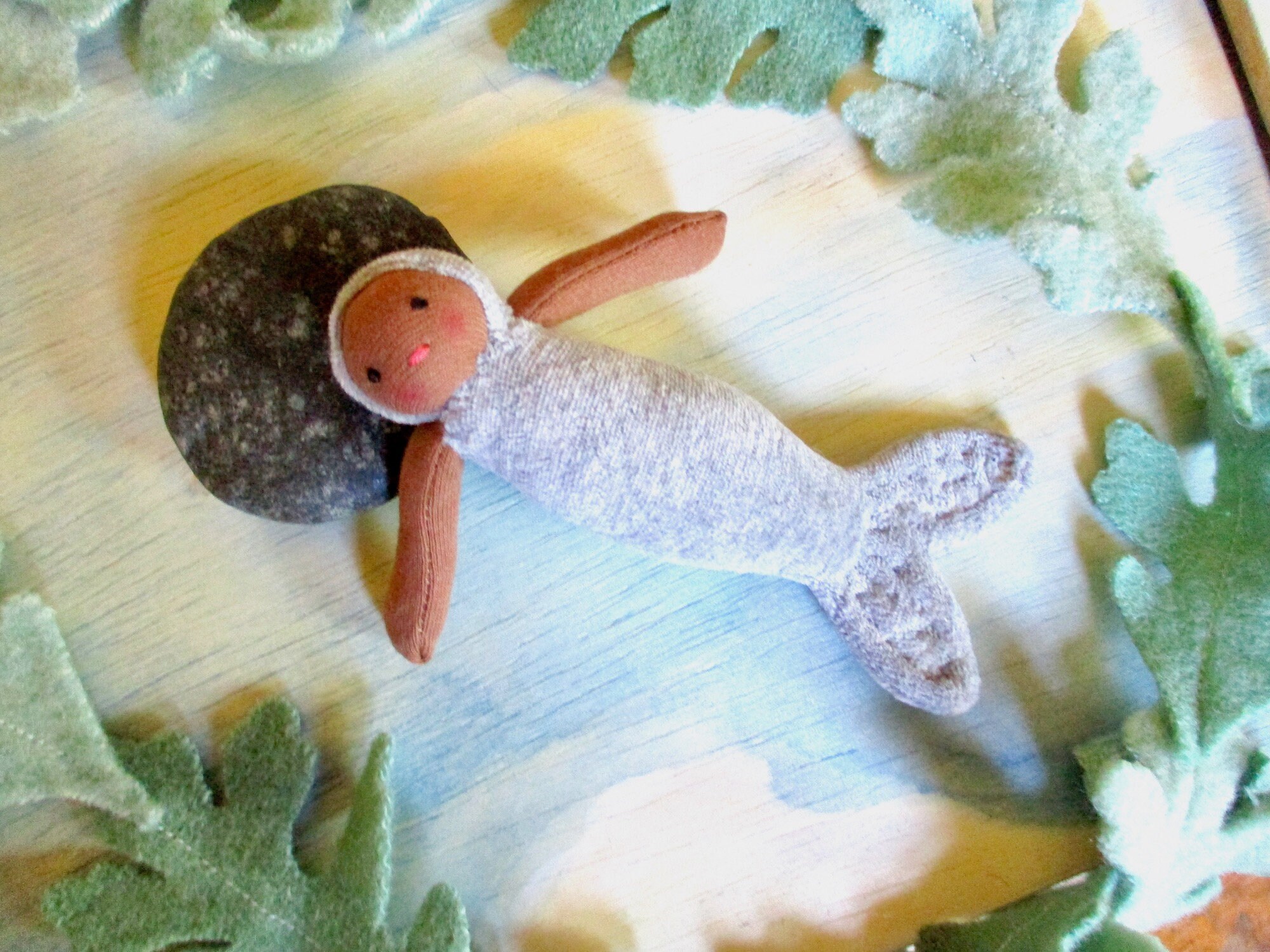 Selkie Doll // Waldorf Toy // Pocket Doll // Handmade // Fairytale Toy ...