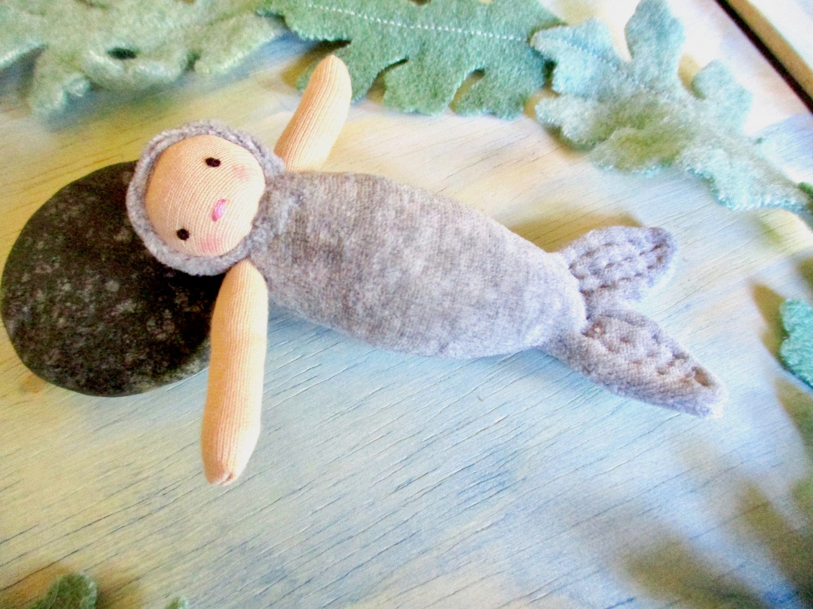 Selkie Doll // Waldorf Toy // Pocket Doll // Handmade // | Etsy