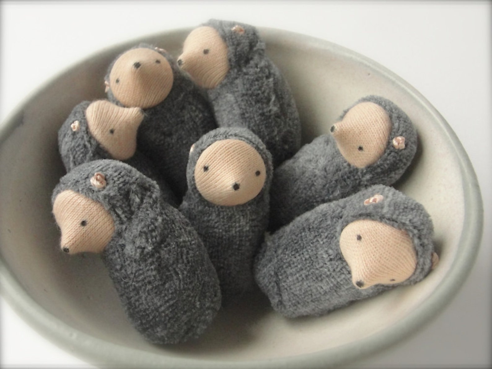 Small mole doll waldorf toy nature table miniature mole | Etsy