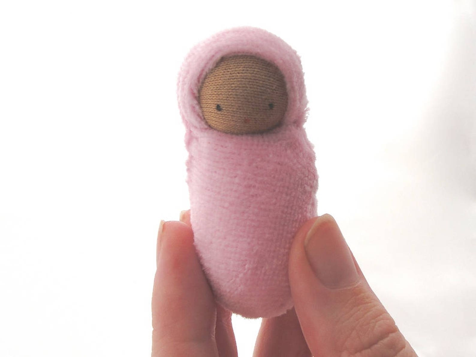 Swaddle Baby Doll // Waldorf Toy // Waldorf Doll // Small Doll ...