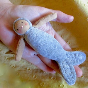 Selkie Doll // Waldorf Toy // Pocket Doll // Handmade // Fairytale Toy ...
