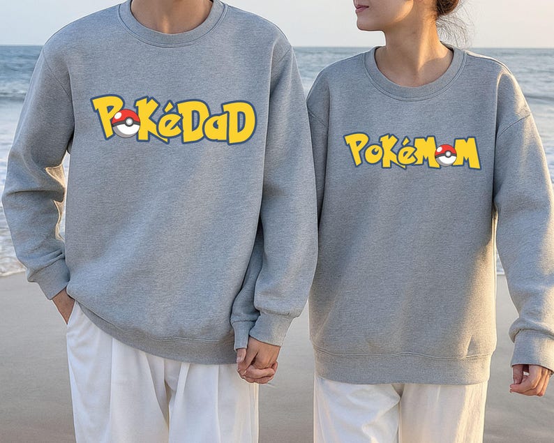 Pokedad Pokemom Ready for Press DTF Transfer, Personalized Pokeboy ...