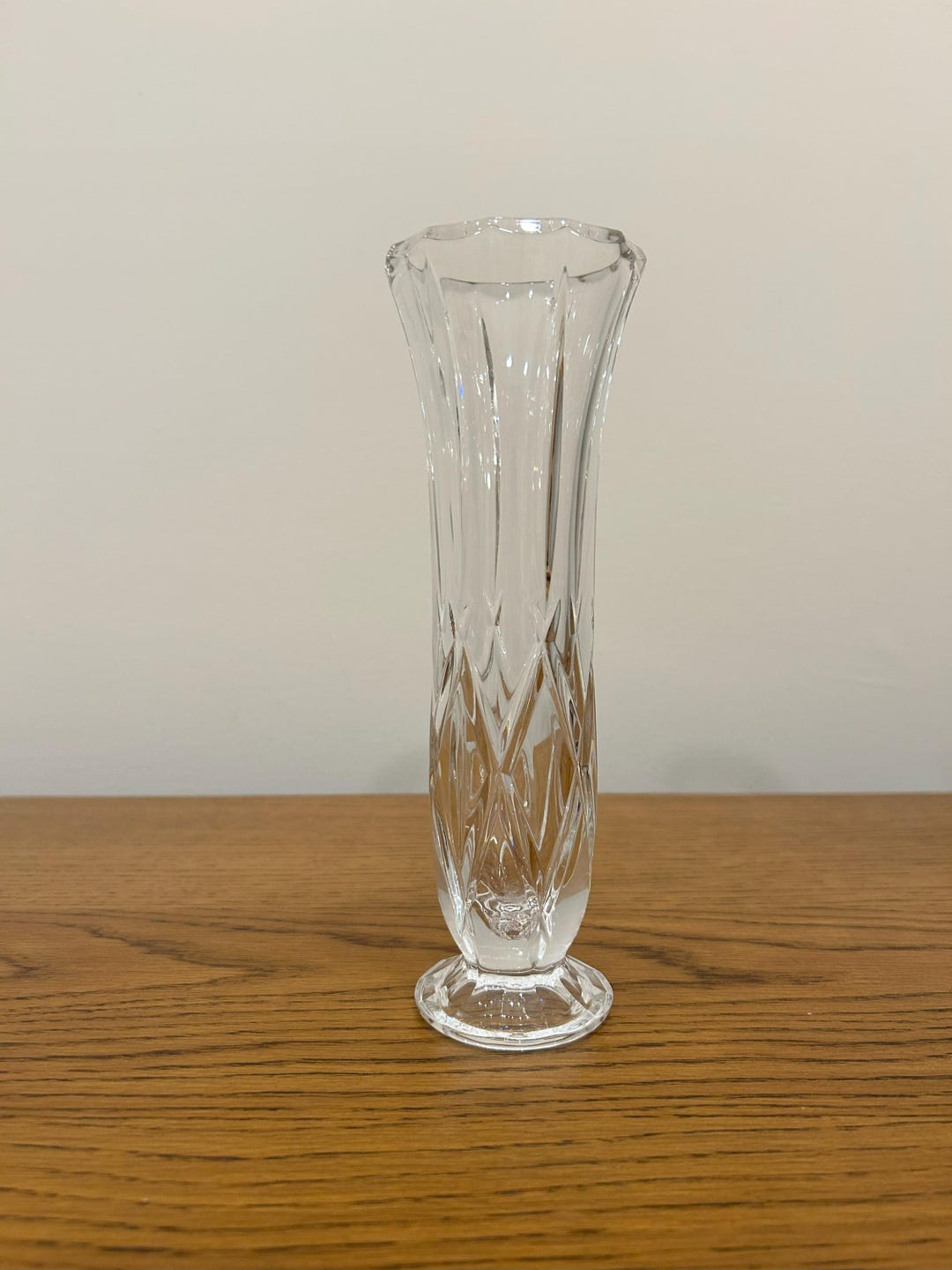 Vintage Gorham "lady Anne" Crystal Bud Vase - Etsy