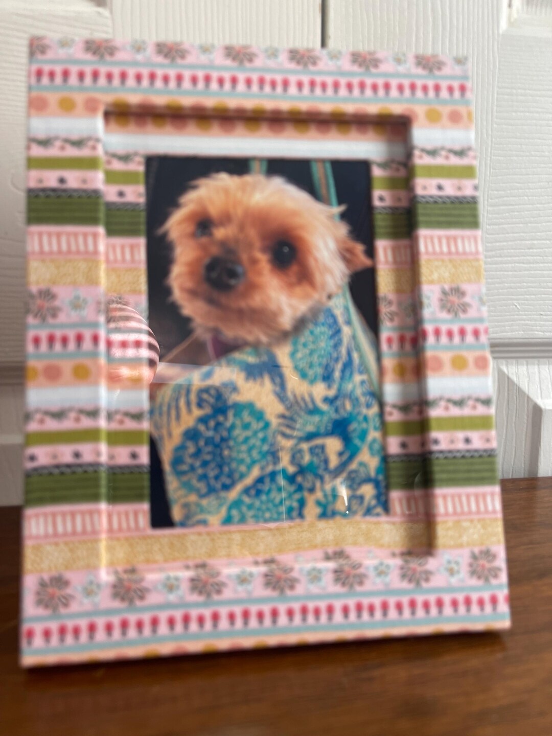 Poppy Cotton Fabric Wrapped Frame - Etsy