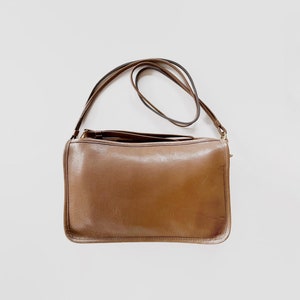Vintage Coach Tabac Putty Tan Taupe Leather Basic Bag 9455 US / NYC ...