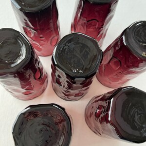 Mid Century Vintage Decatur Texglass Texas Glass Pinched / Thumbprint ...