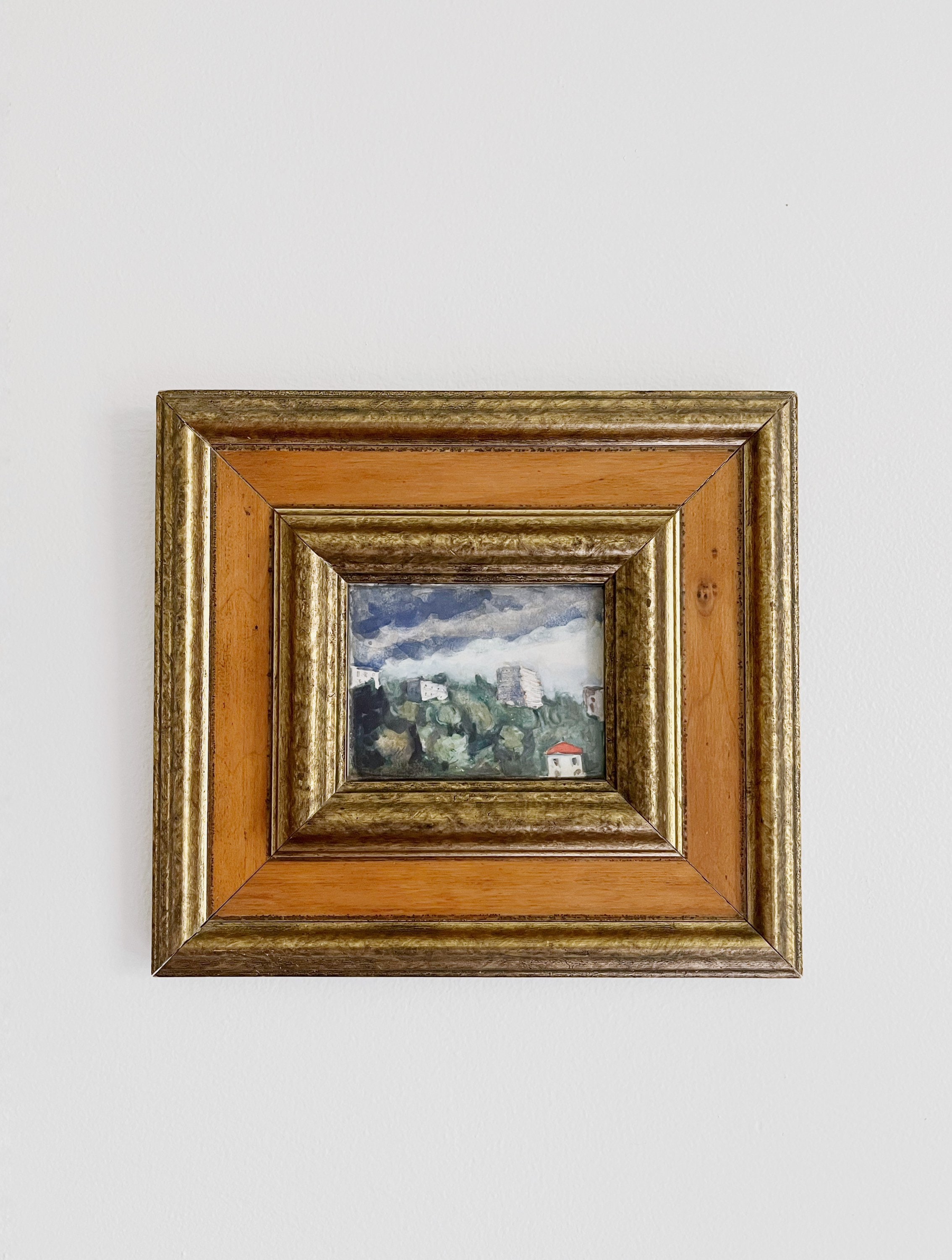 Small Vintage Circa 1960's Andrew Mcduffie Vincent Framed Landscape ...