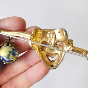 Large Vintage Louis C Mark Marked Rice Weiner Gold Plated Pin Brooch ...