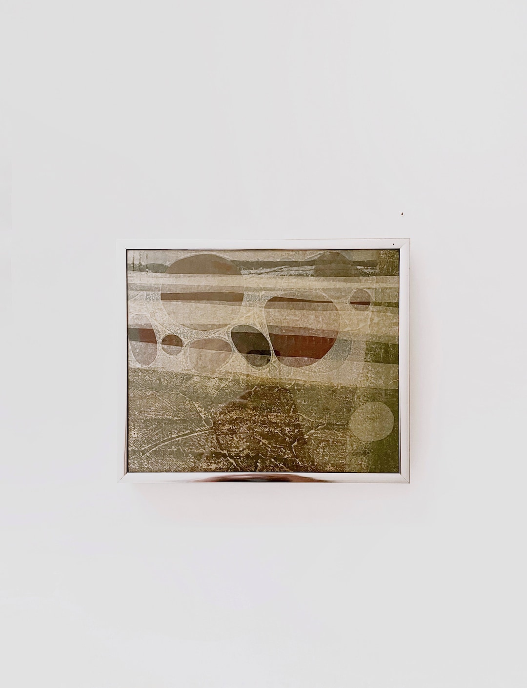 Vintage Circa 1970's Signed Mark Clarke "rock and Leaves #5" Signed ...