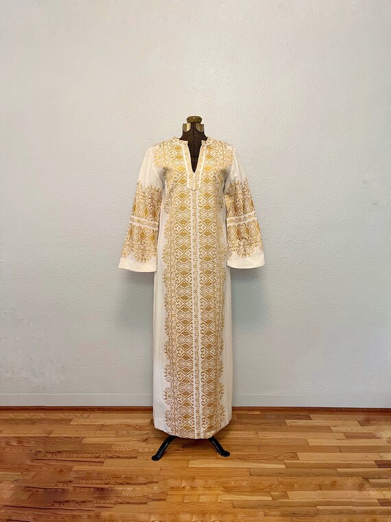 Vintage Circa 1970's Lannis G Nicou Embroidered Greek… - Gem