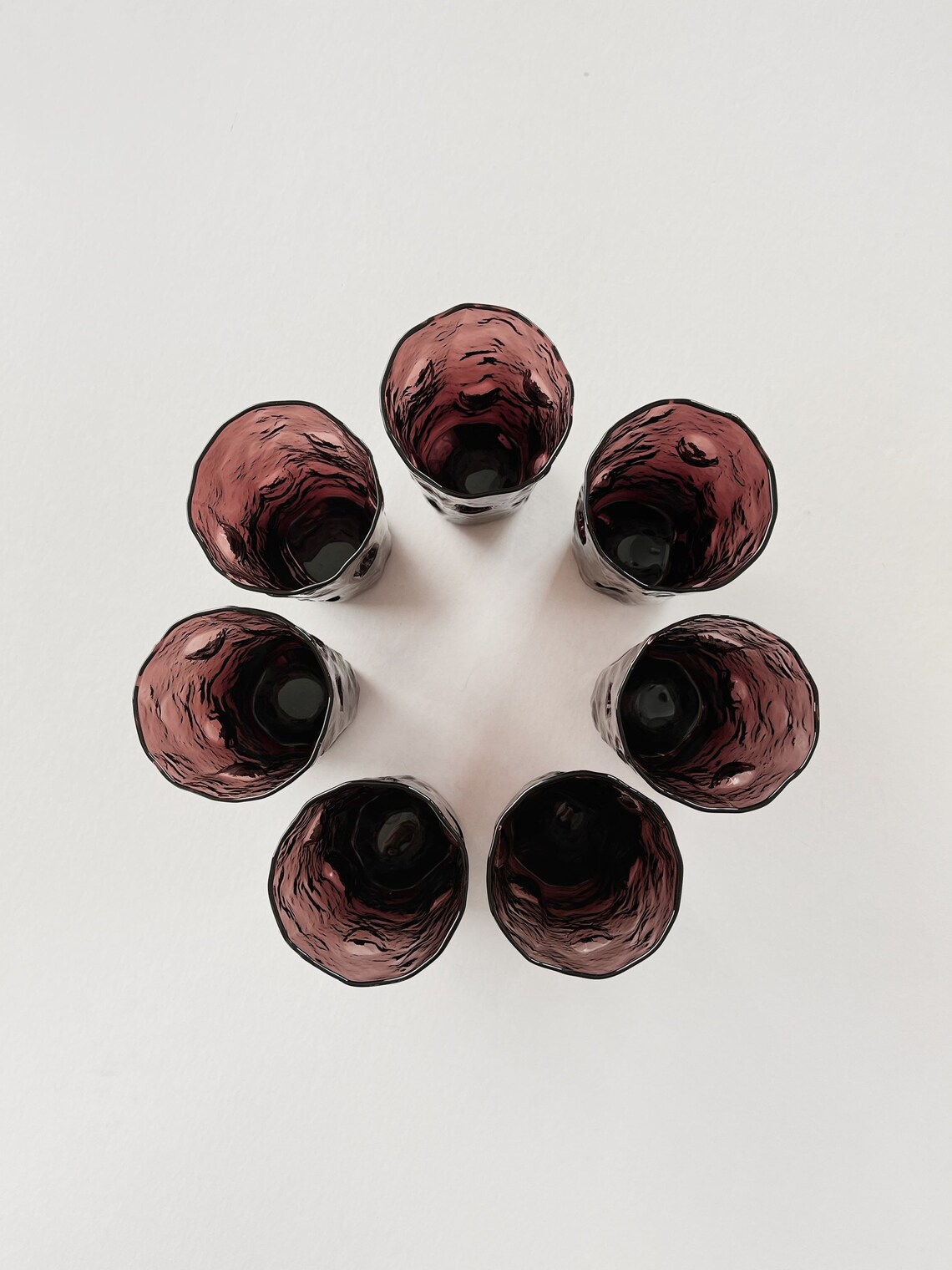 Mid Century Vintage Decatur Texglass Texas Glass Pinched / - Etsy