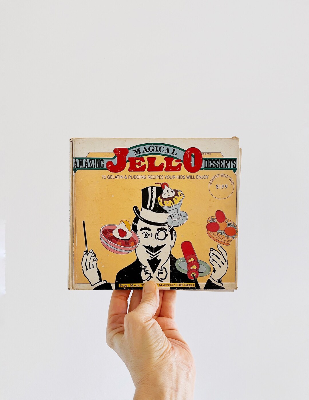 Vintage 1977 Amazing Magical Jello Desserts Recipe Book Push Pin Studio ...