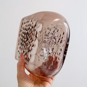 Vintage Blenko Glass Vase 894 in Dusty Rose or Orchid Pink Lavender ...