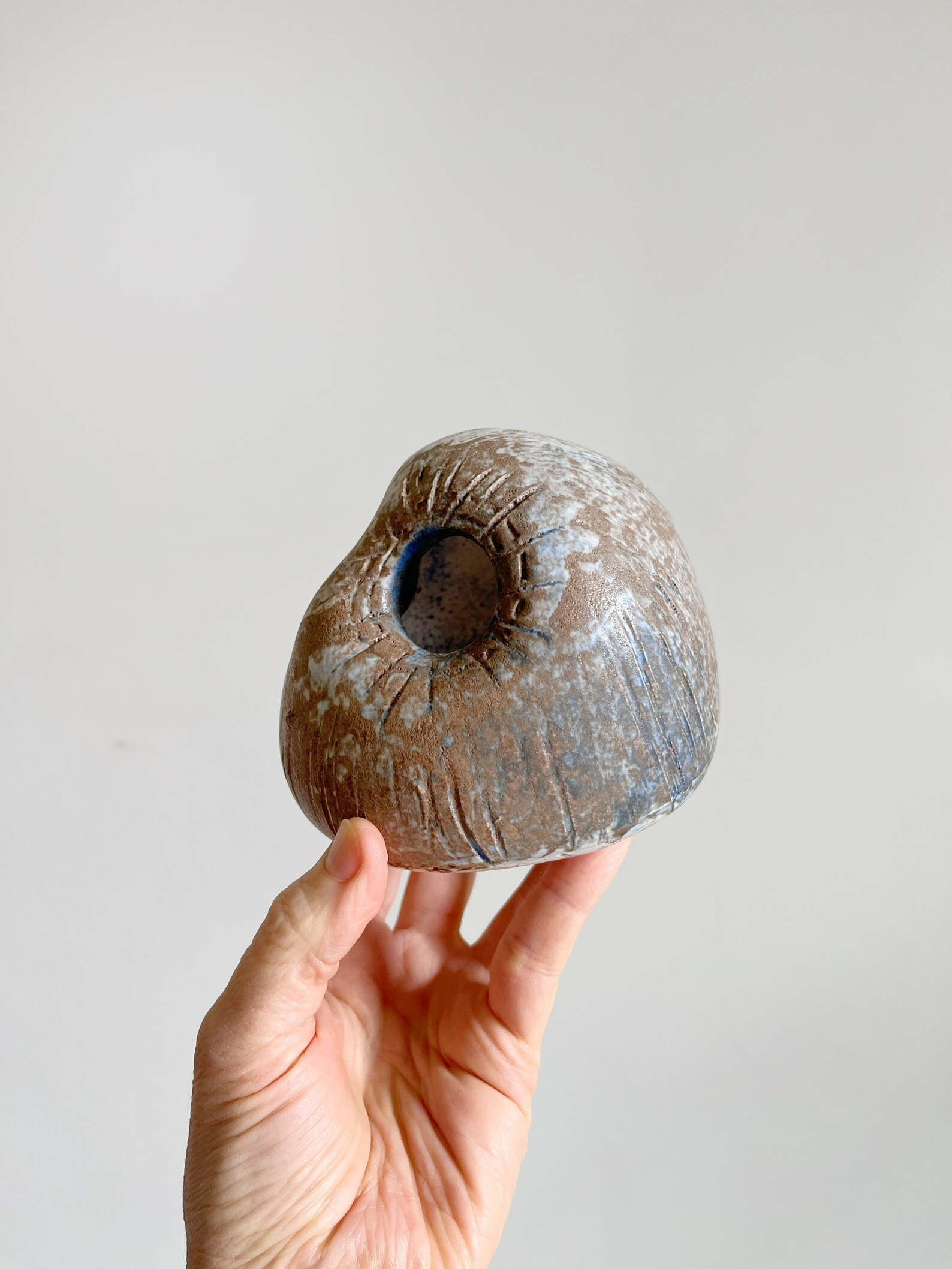 Large Vintage Mccartys Ceramic Studio Pottery Owl Sculpture Figurine ...