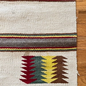 Vintage Handwoven Native American Navajo Style Wool Double Saddle ...