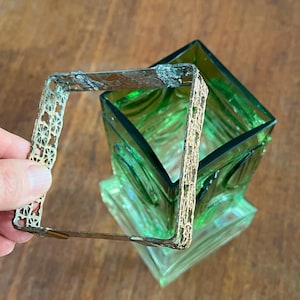 Vintage Mid Century Pentti Sarpaneva for Turun Hopea Green Glass and ...