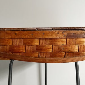 Vintage / Antique Split Oak Wood / Hardwood Picnic Basket With - Etsy