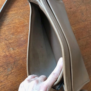 Vintage 80's 90's Coach Putty Tan Leather Cross Body - Etsy