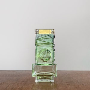 Vintage Mid Century Pentti Sarpaneva for Turun Hopea Green Glass and ...