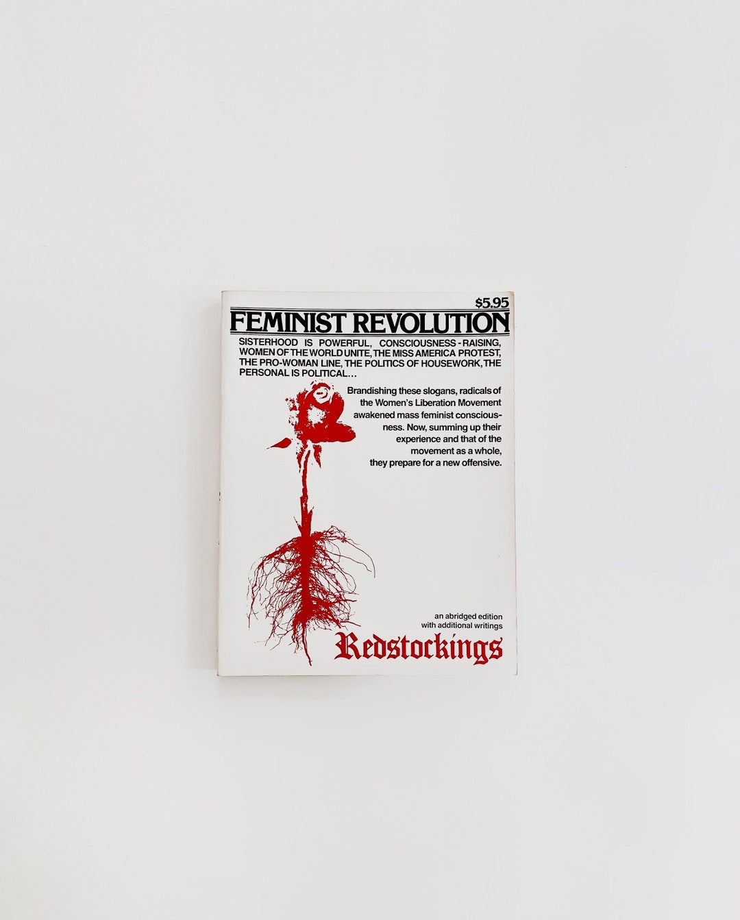 Vintage Redstockings Feminist Revolution Book Women's Liberation ...
