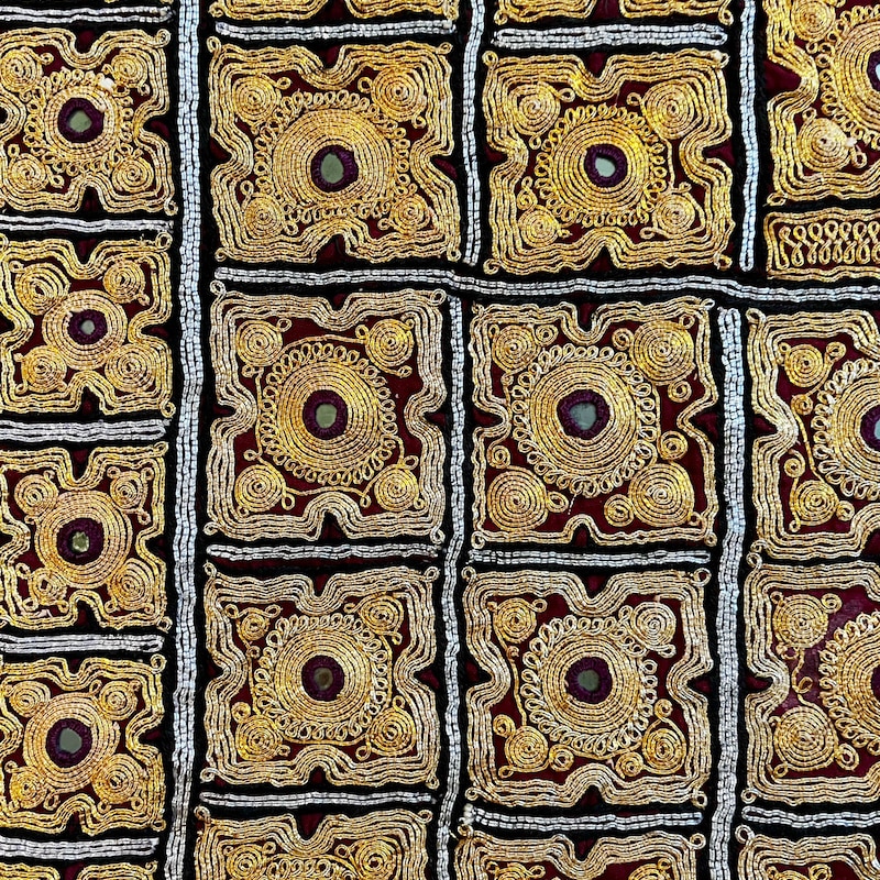 Mirror Work Fabric - Etsy