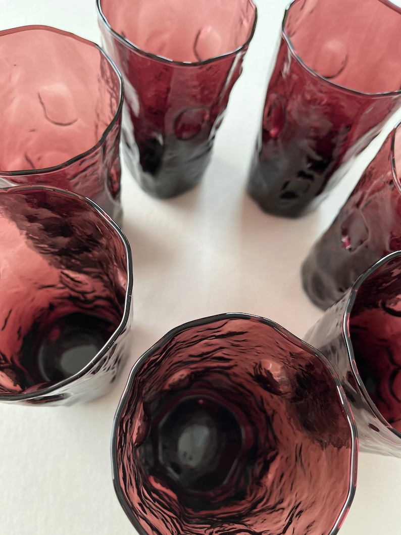 Mid Century Vintage Decatur Texglass Texas Glass Pinched / - Etsy