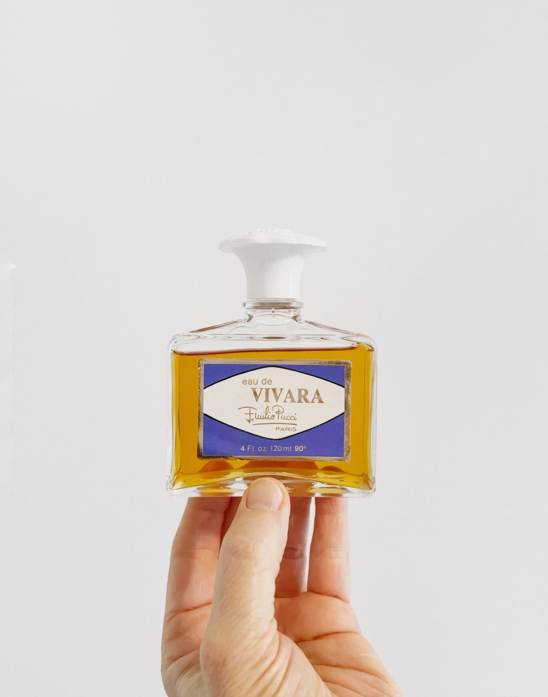 Vintage 120 Ml 4 Fl Oz Bottle Eau De Vivara Emilio Pucci Paris Perfume ...