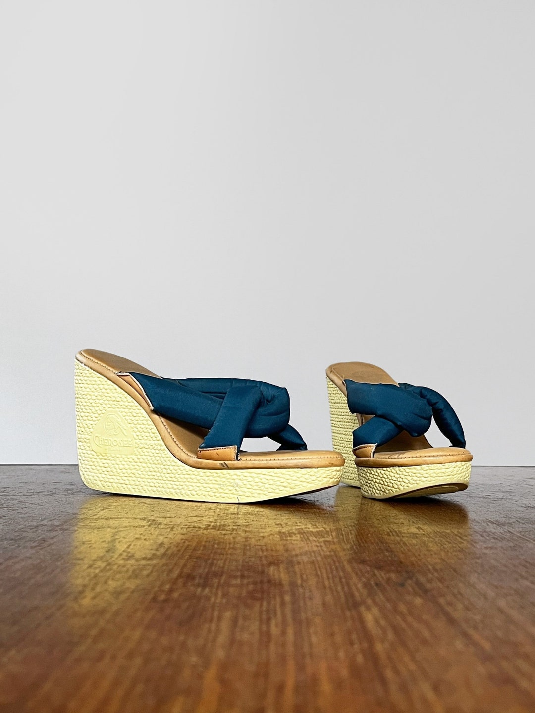 Vintage 70's 80's Cherokee of California Platform Sandals Women's 7 ...