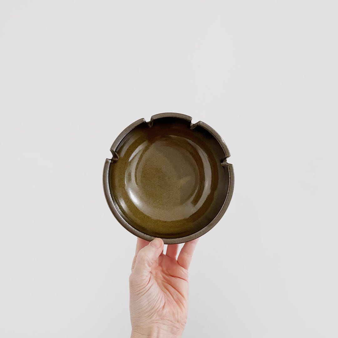 Vintage Mid Century Heath Ceramics Four (4) Slot Ashtray Ash Catcher ...