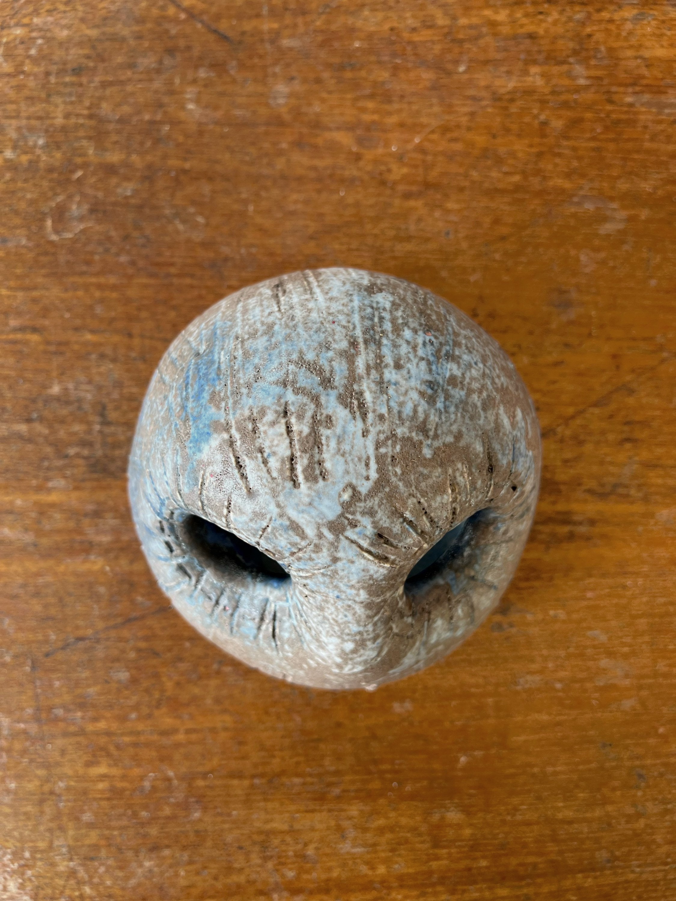 Large Vintage Mccartys Ceramic Studio Pottery Owl Sculpture Figurine ...