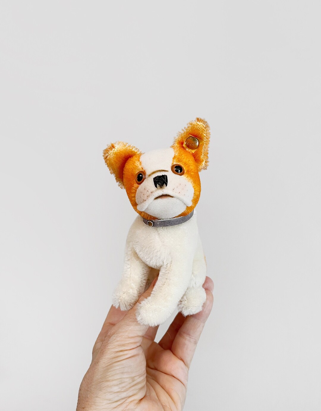 Vintage Steiff Historic German Bully Bulldog / Bull Dog Orange Germany ...