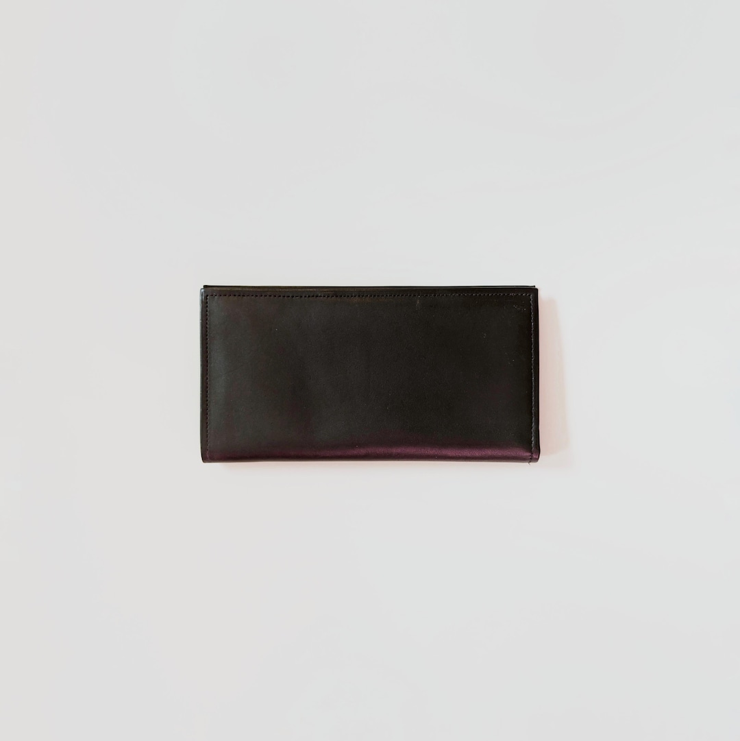 Vintage Rolf's Black Cowhide Leather Breast Pocket Wallet Long Bi-fold ...