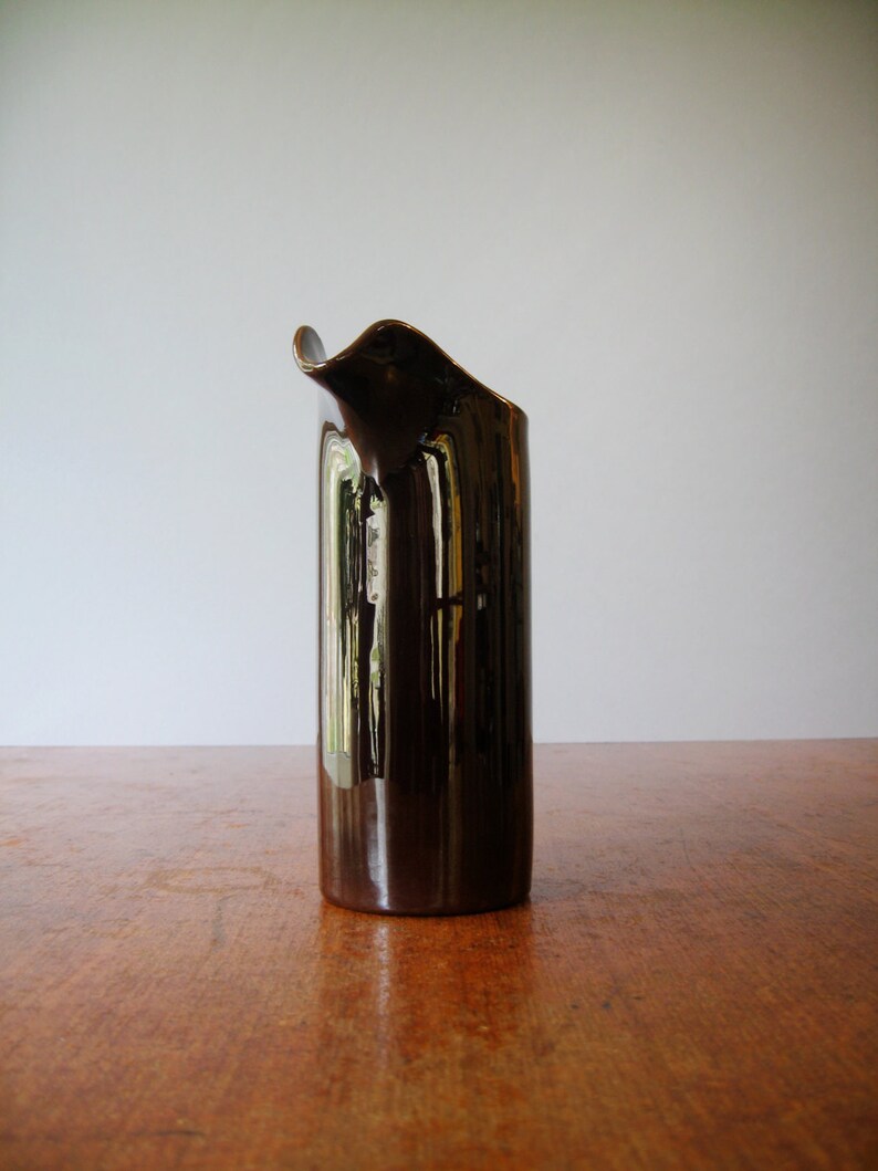 Vintage Mid Century Rockingham Ceramic / Pottery Pitcher | Etsy