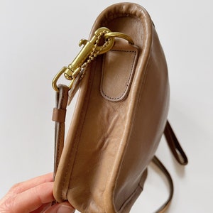 Vintage Coach Tabac Putty Tan Taupe Leather Basic Bag 9455 US / NYC ...